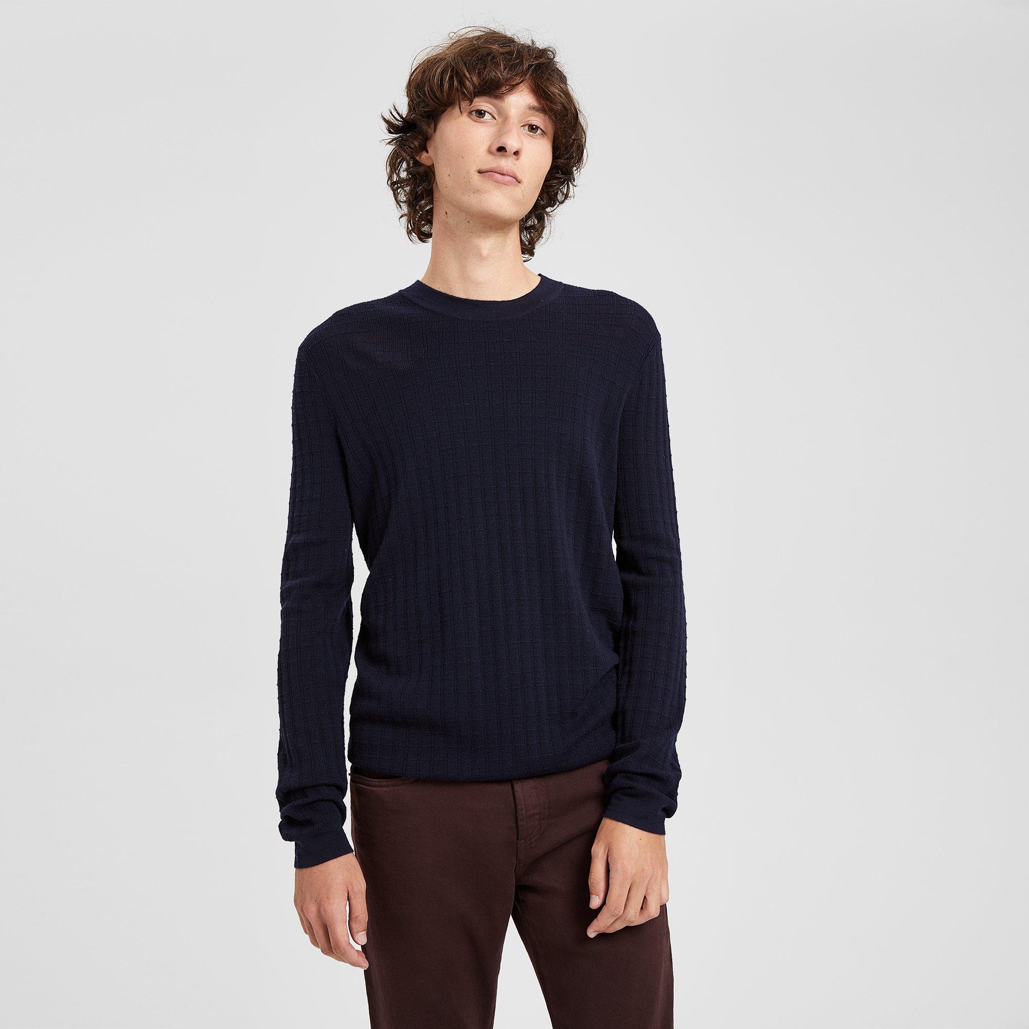 Theory Official Site | Wool Crewneck Sweater