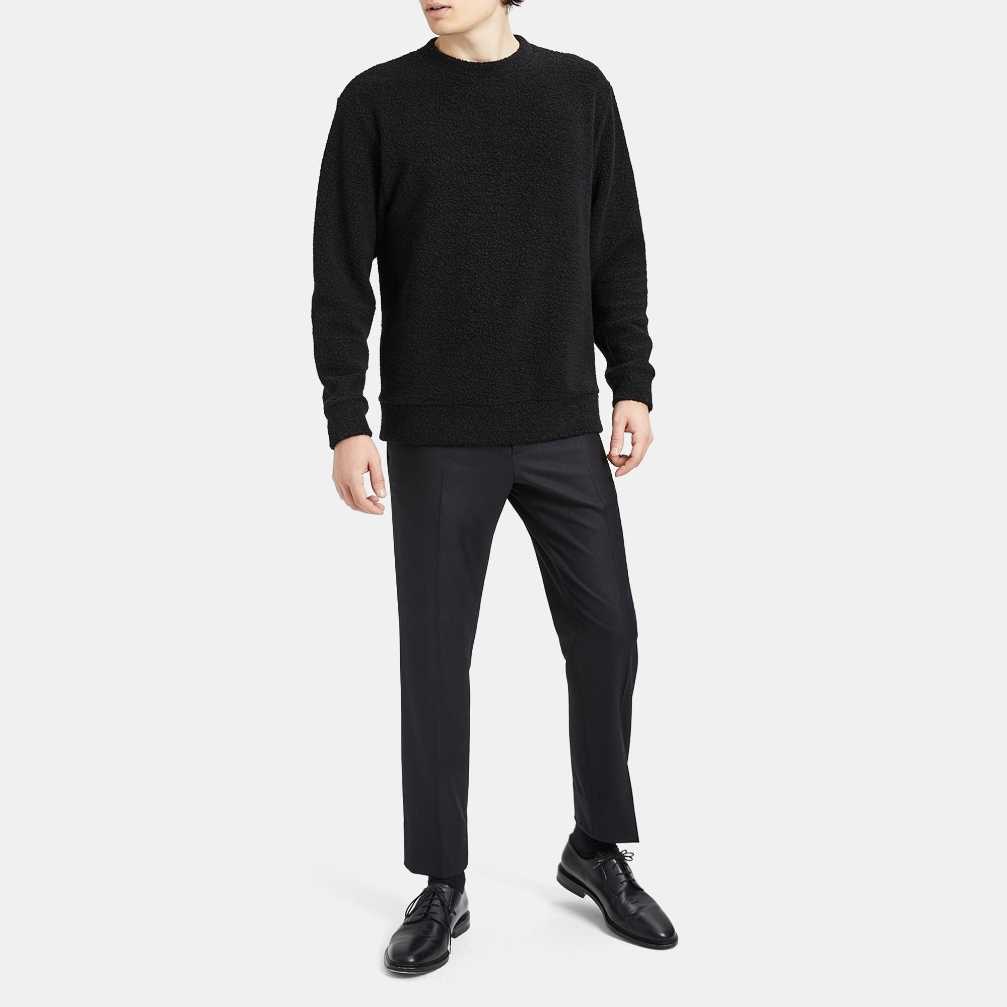 TEXTURED SWEATSHIRT | Theory Outlet