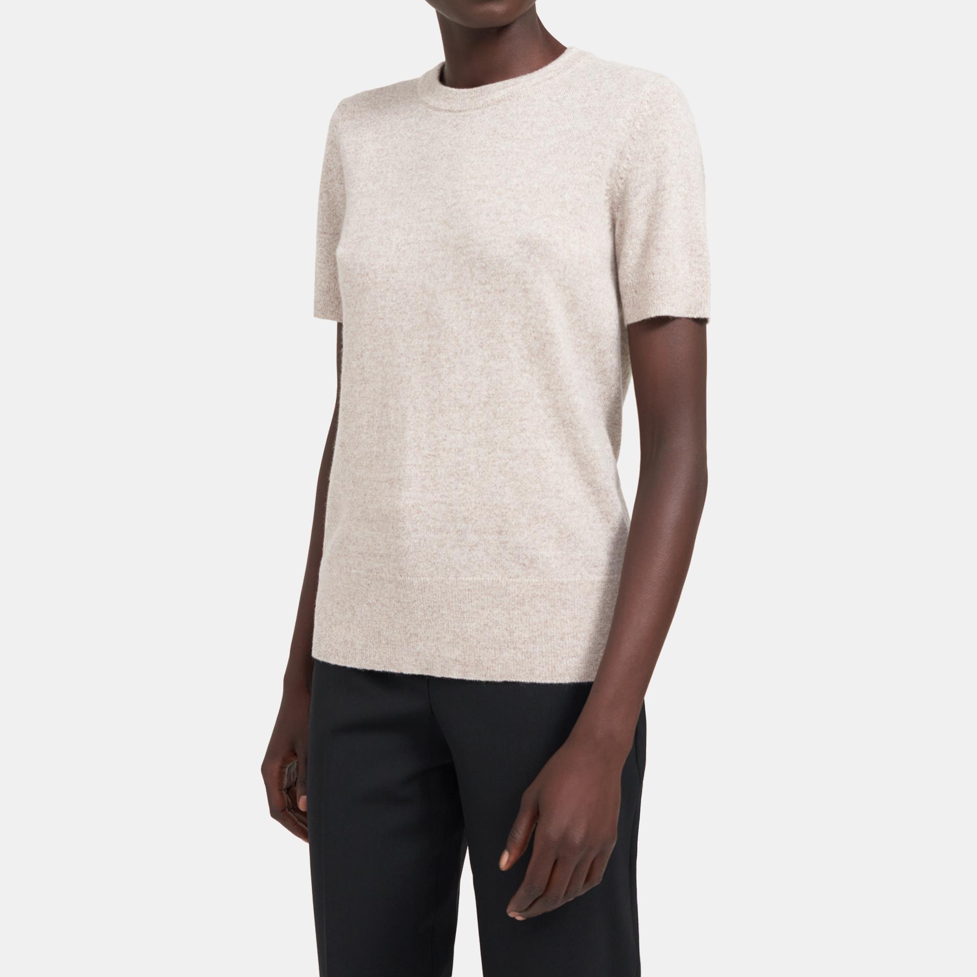 Theory Outlet Official Site | Cashmere Knit Tee