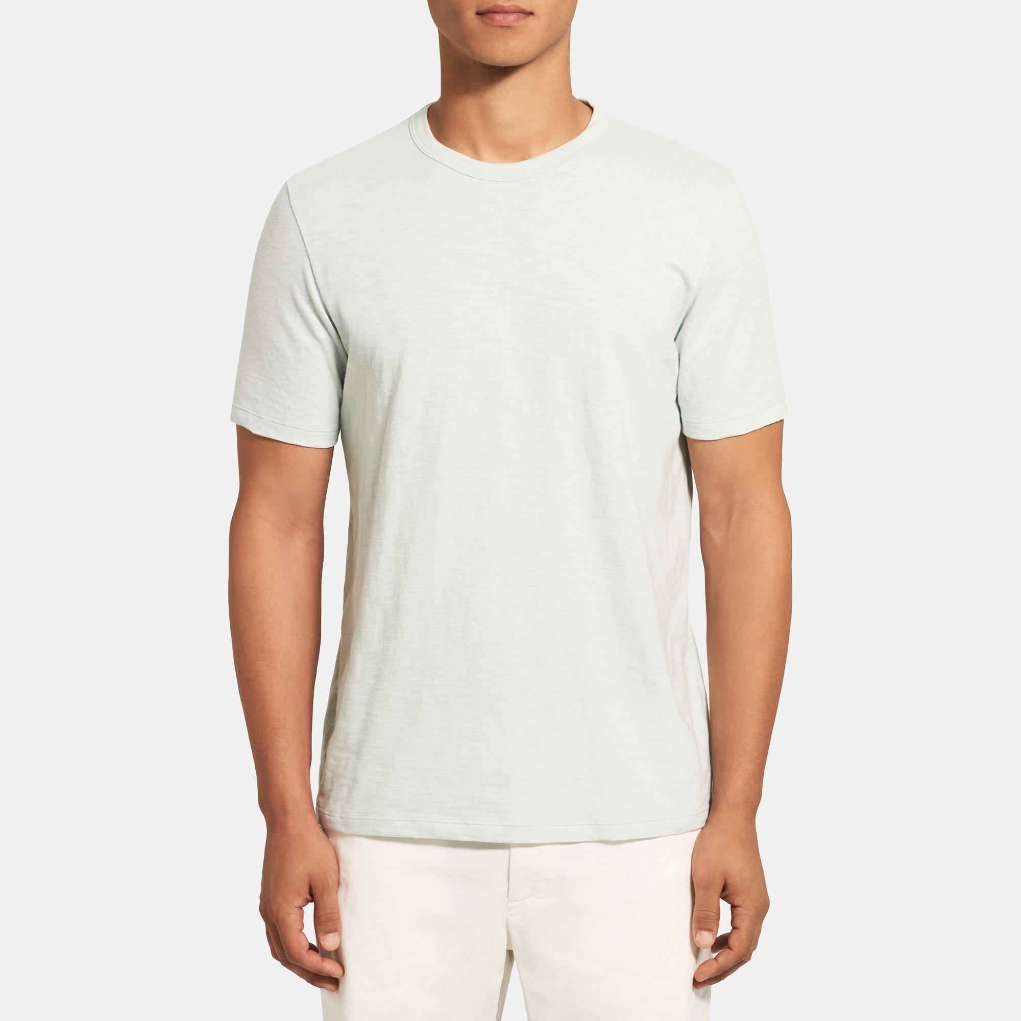 Slub Cotton Essential Tee | Theory Outlet