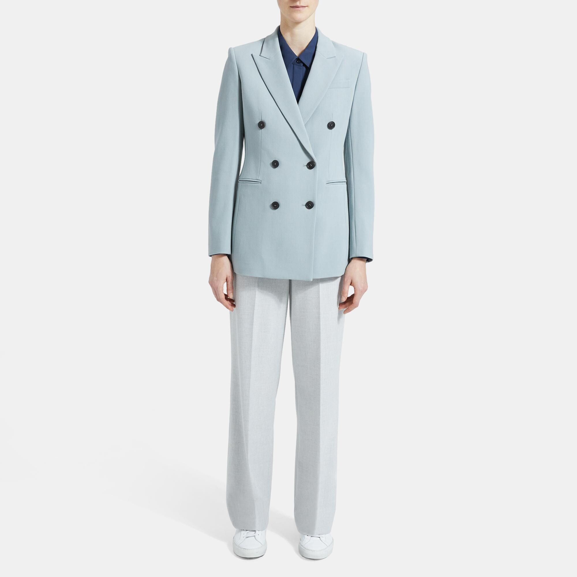 Theory Outlet Official Site | Stretch Wool Power Jacket