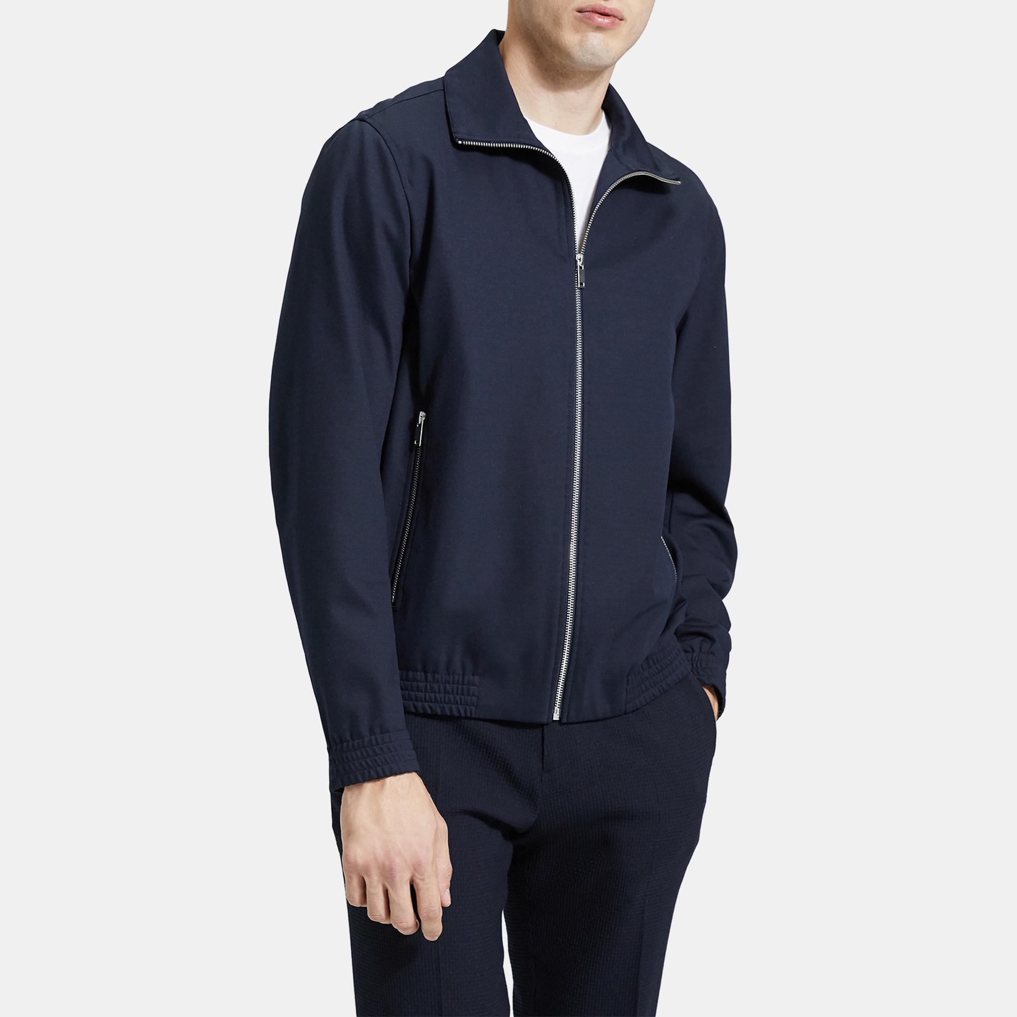 Theory Outlet Official Site | Compact Ponte Bomber Jacket