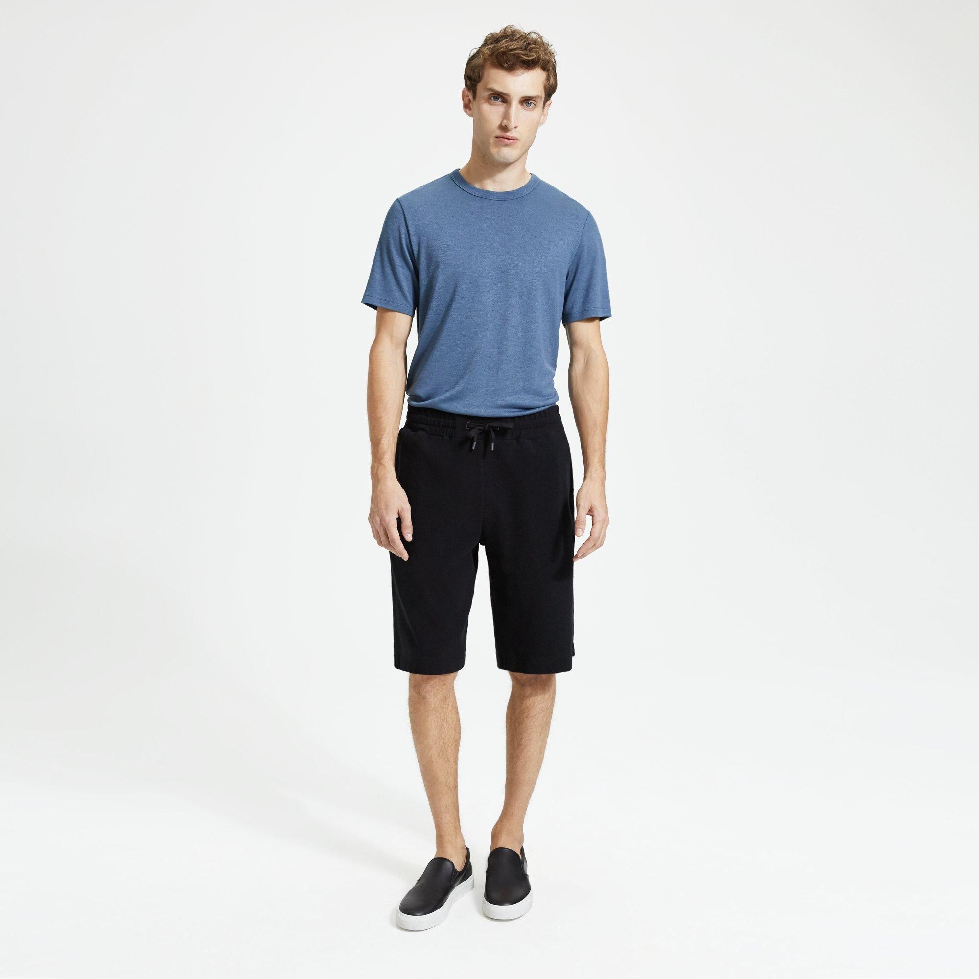 Theory Outlet Official Site | Cotton Terry Relaxed Sweatshort