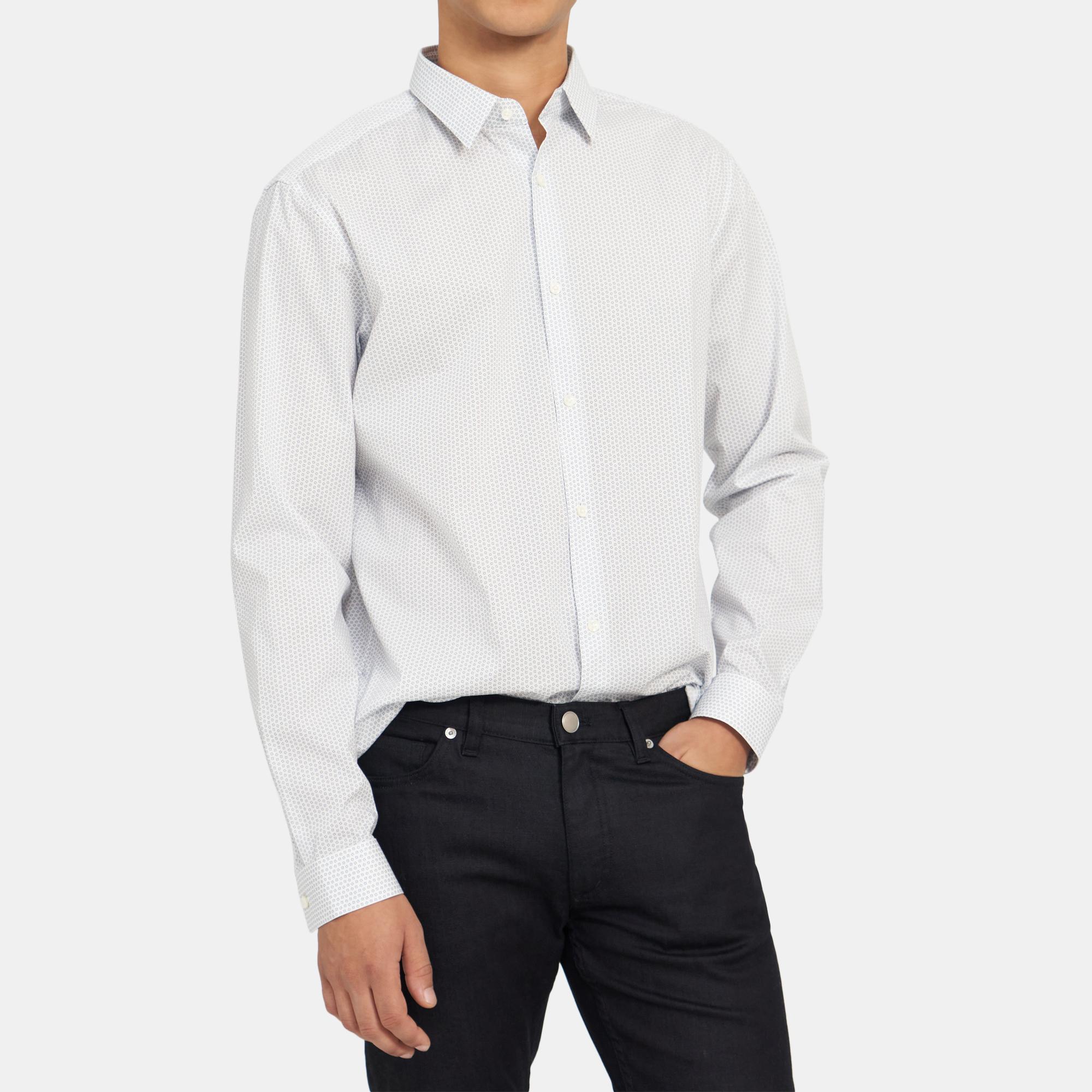 Theory Outlet Official Site | Slim-Fit Shirt in Stretch Cotton