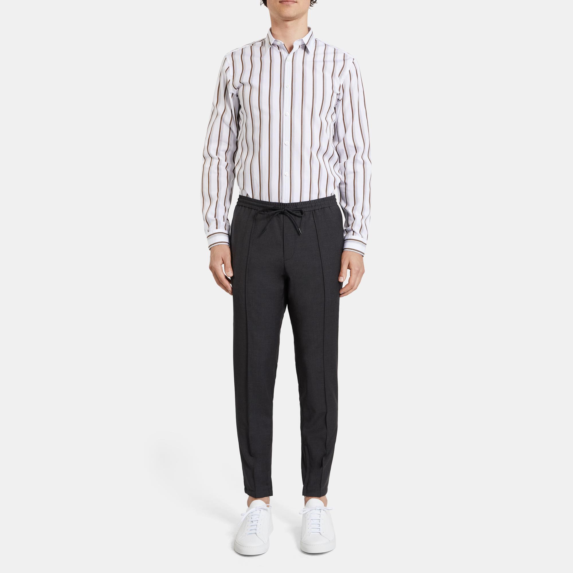 Theory Outlet Official Site | Luxe Jogger In Sartorial Stretch Wool