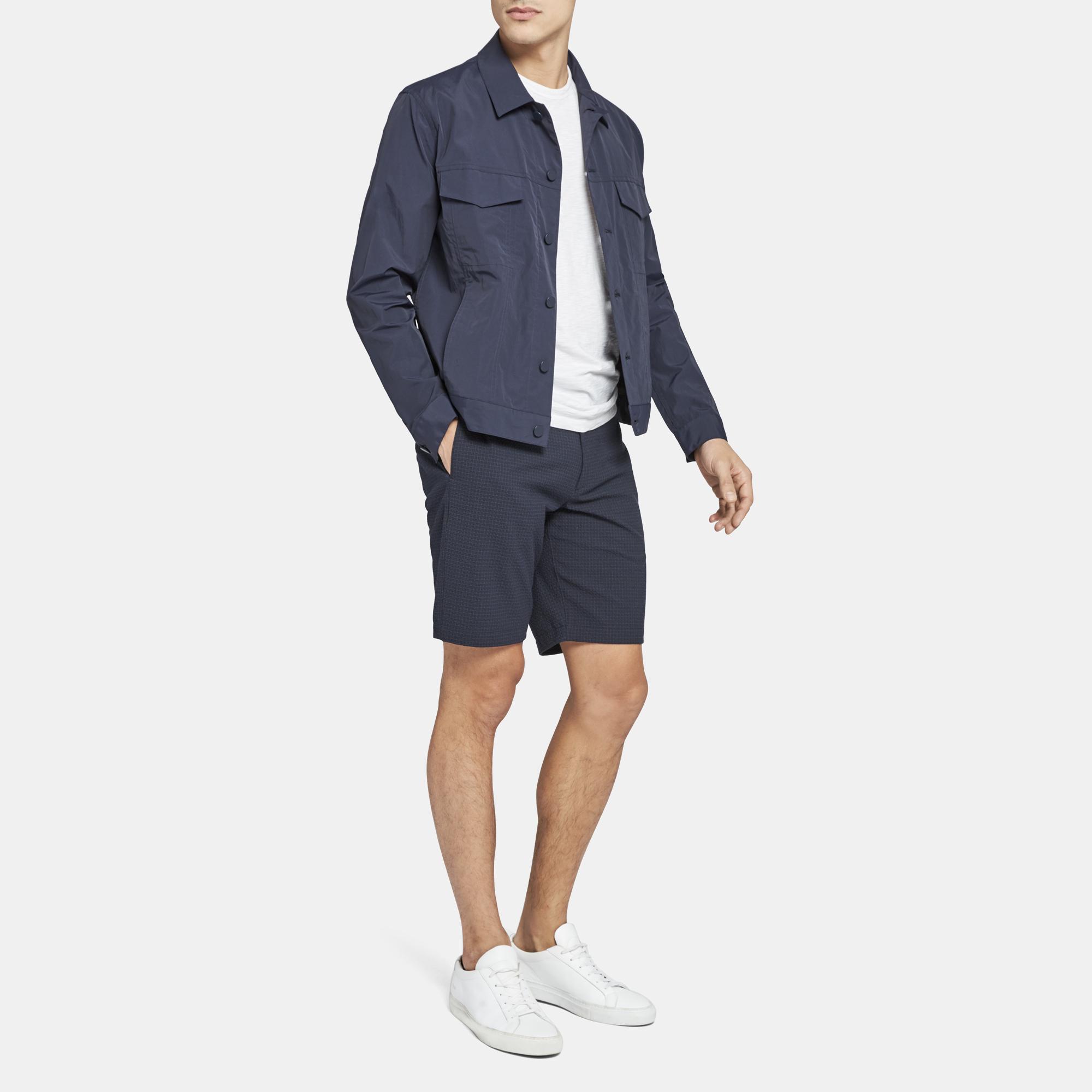 Theory Outlet Official Site | Jean Jacket in Cotton-Nylon