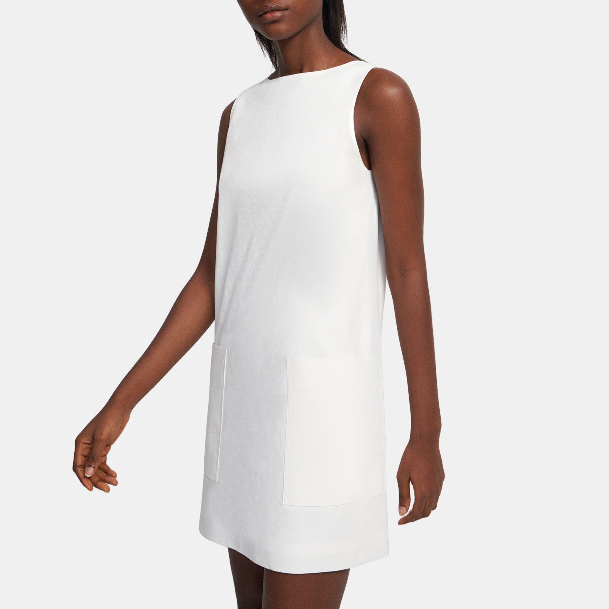 Good Linen Mod Shift Dress | Theory