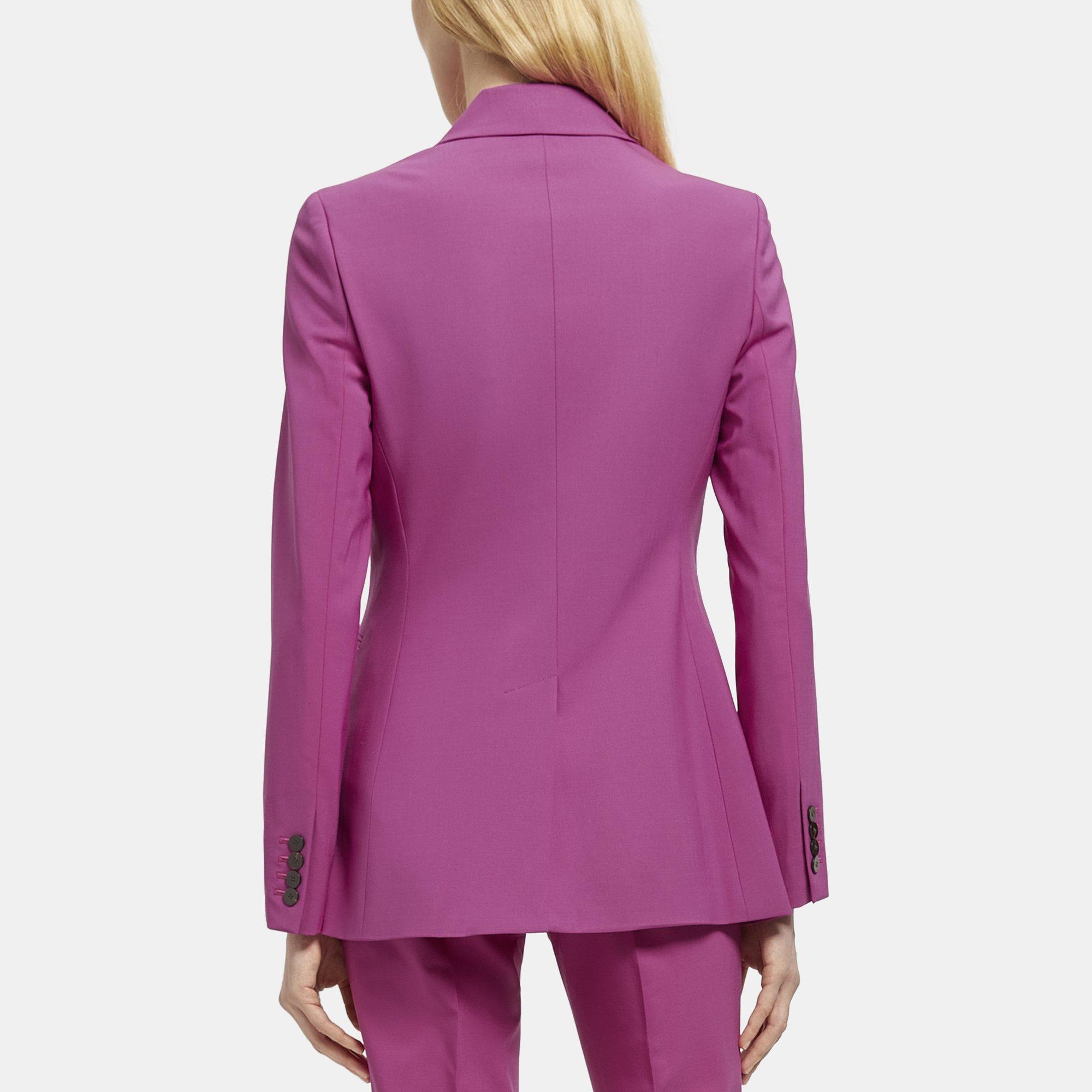 Stretch Wool Power Jacket | Theory Outlet