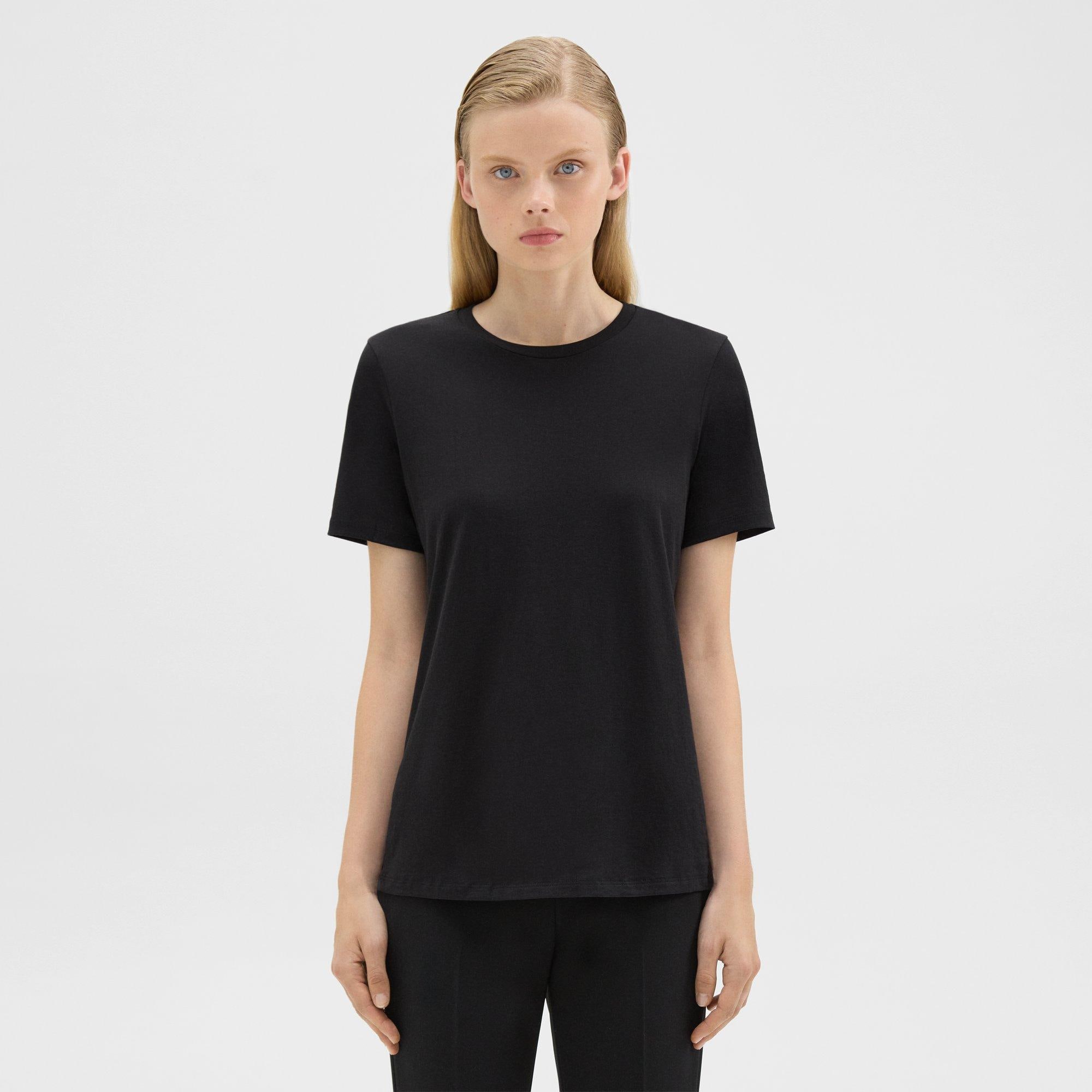 Organic Cotton Easy Tee | Theory Outlet