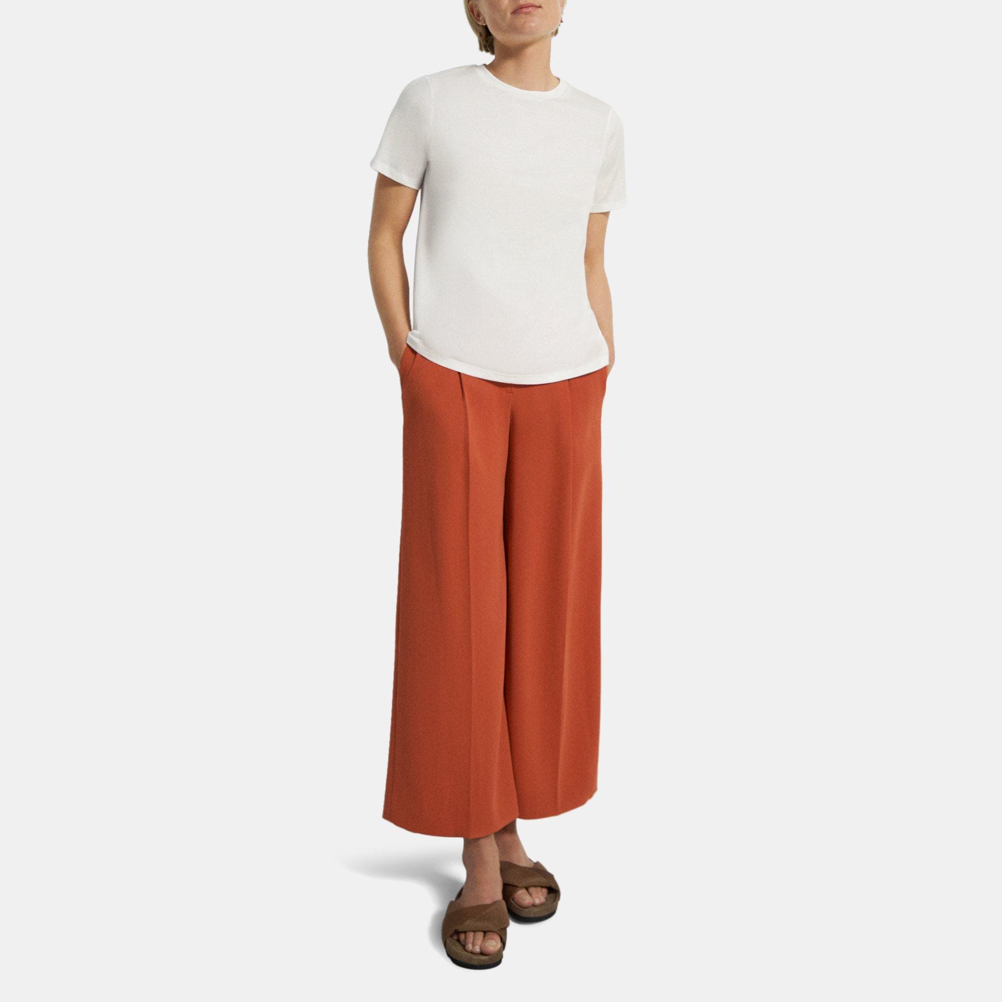 Organic Cotton Easy Tee | Theory Outlet