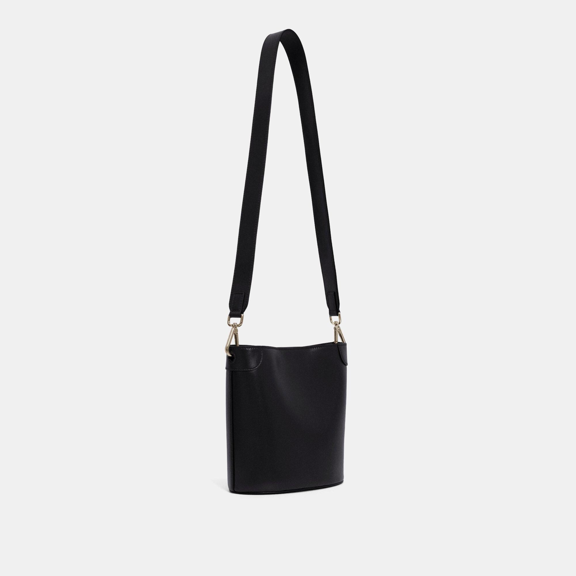 Leather Small Bucket Bag | Theory Outlet