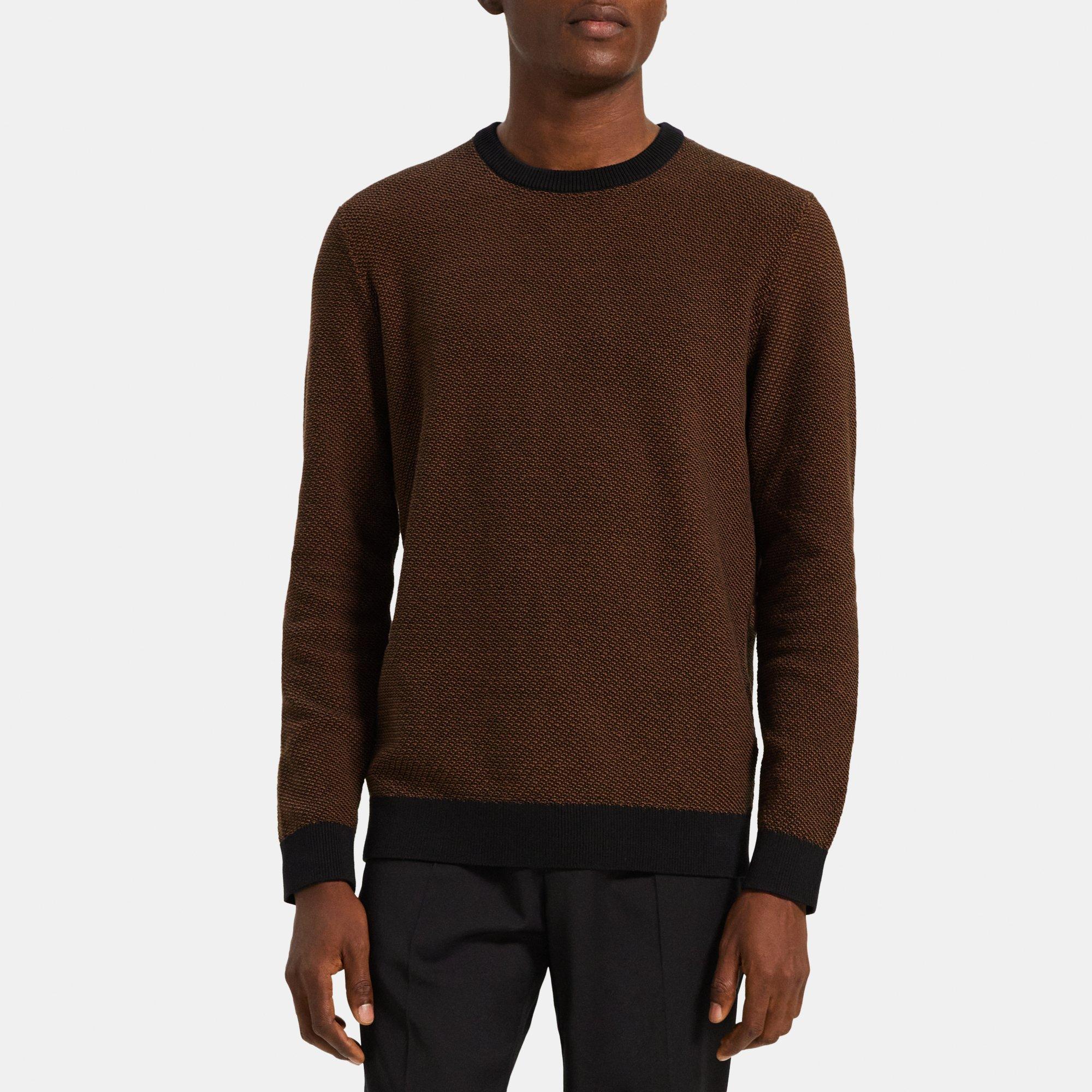 Organic Cotton Crewneck Sweater | Theory Outlet