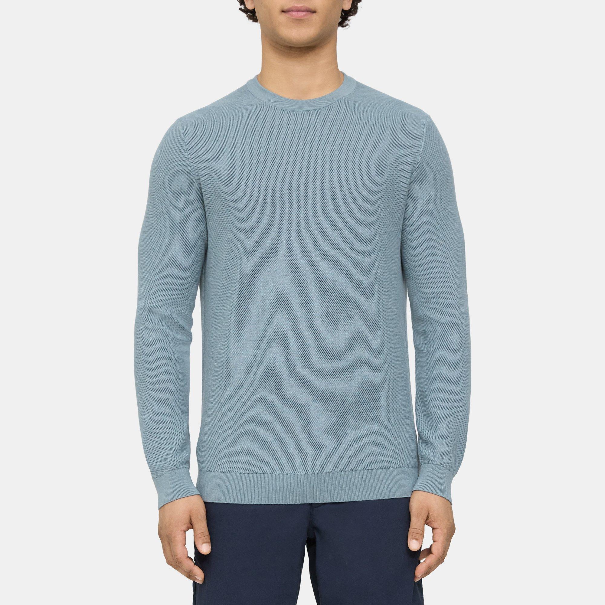 Organic Cotton Crewneck Sweater | Theory Outlet
