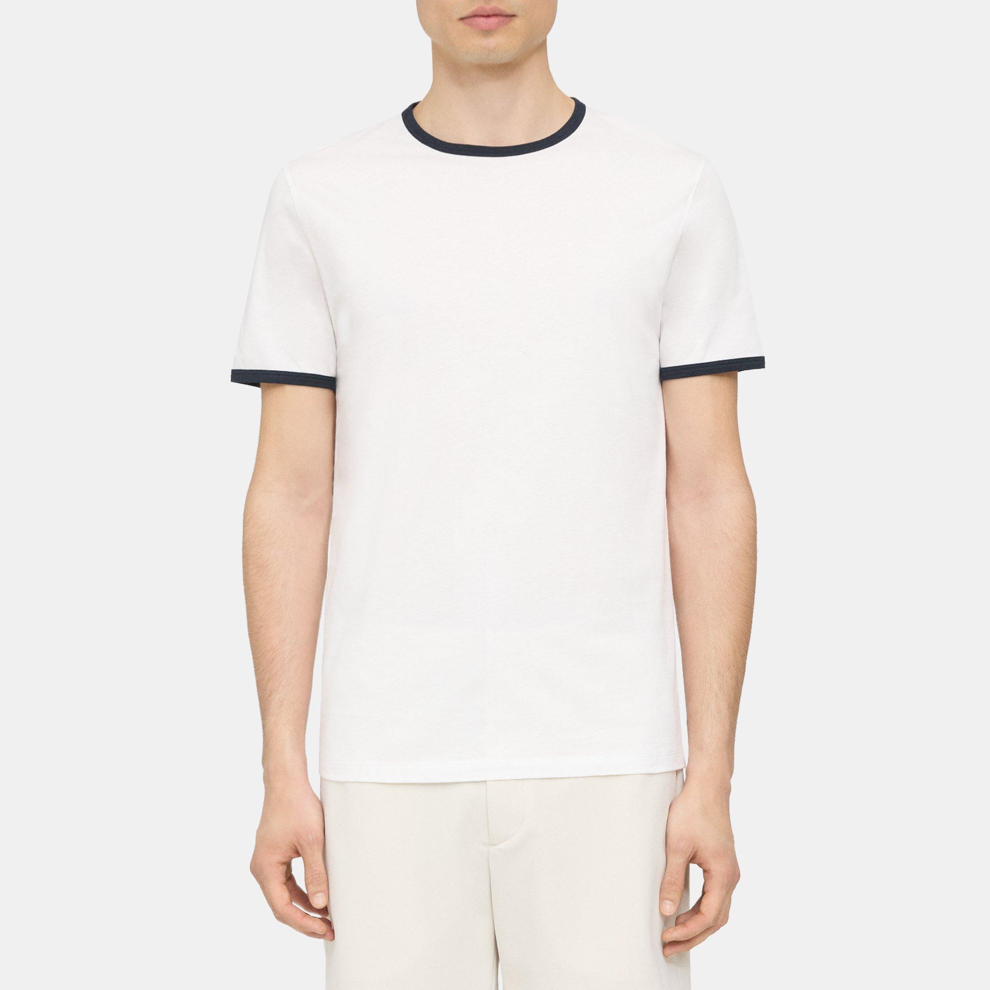Cotton Jersey Crewneck Tee | Theory Outlet