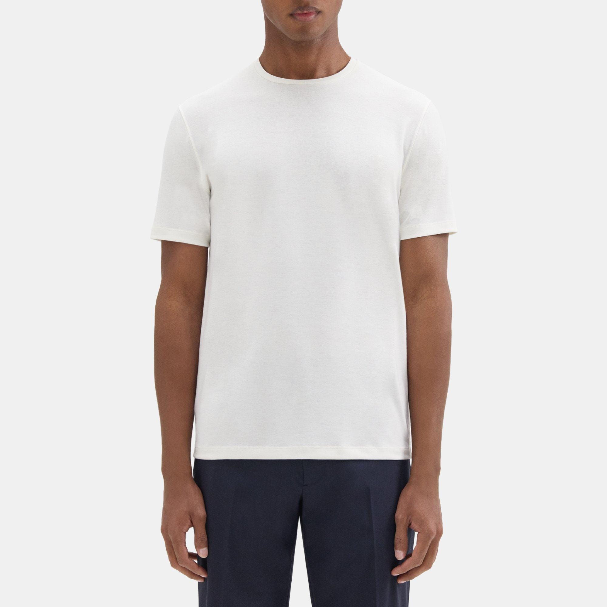 Active Knit Short-Sleeve Tee | Theory Outlet