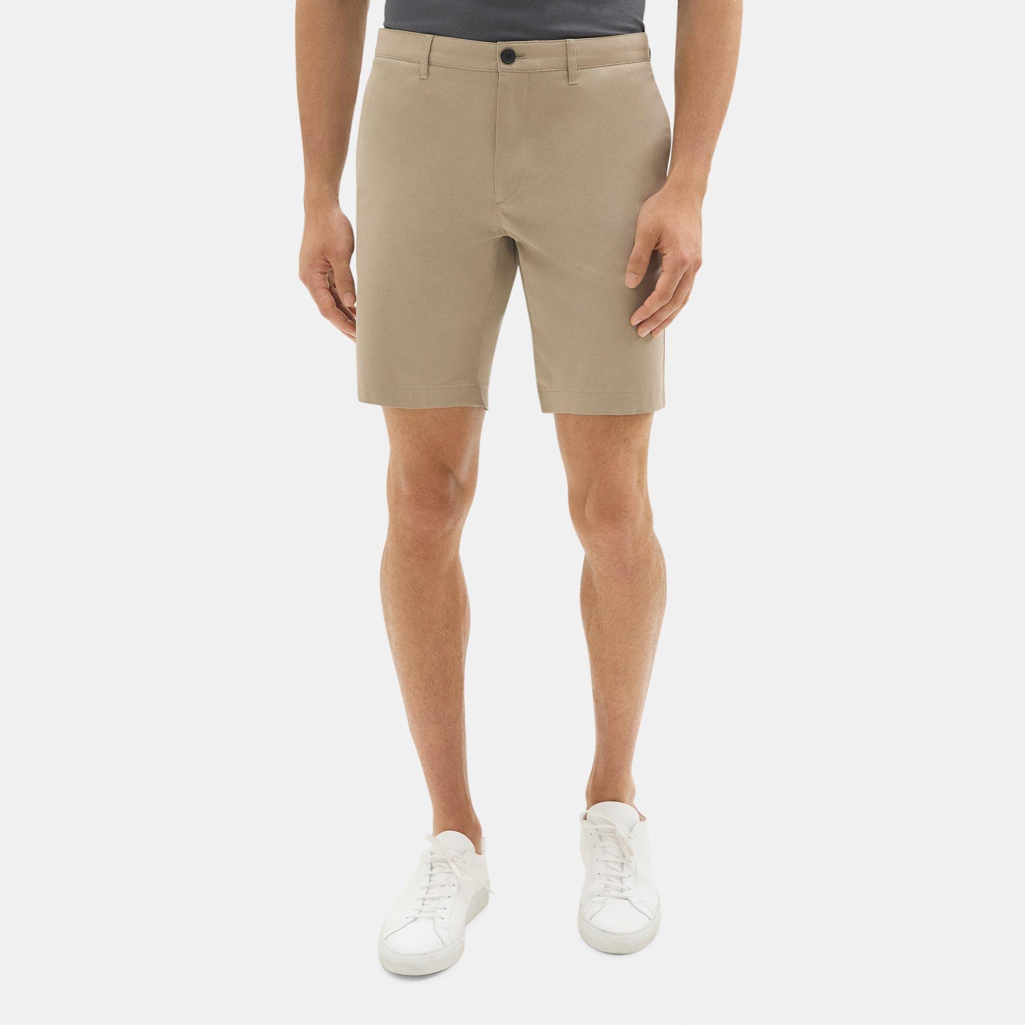 Stretch Cotton Twill Classic-Fit Short | Theory Outlet